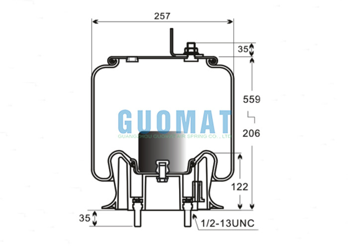 Firestone Airide Replacement Air Spring W01-358-9287 1T15 Air Bellow ...