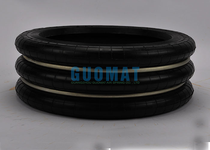 12X3 Black Rubber Air Spring W01-R58-4046 Firestone Industrial Bellows ...