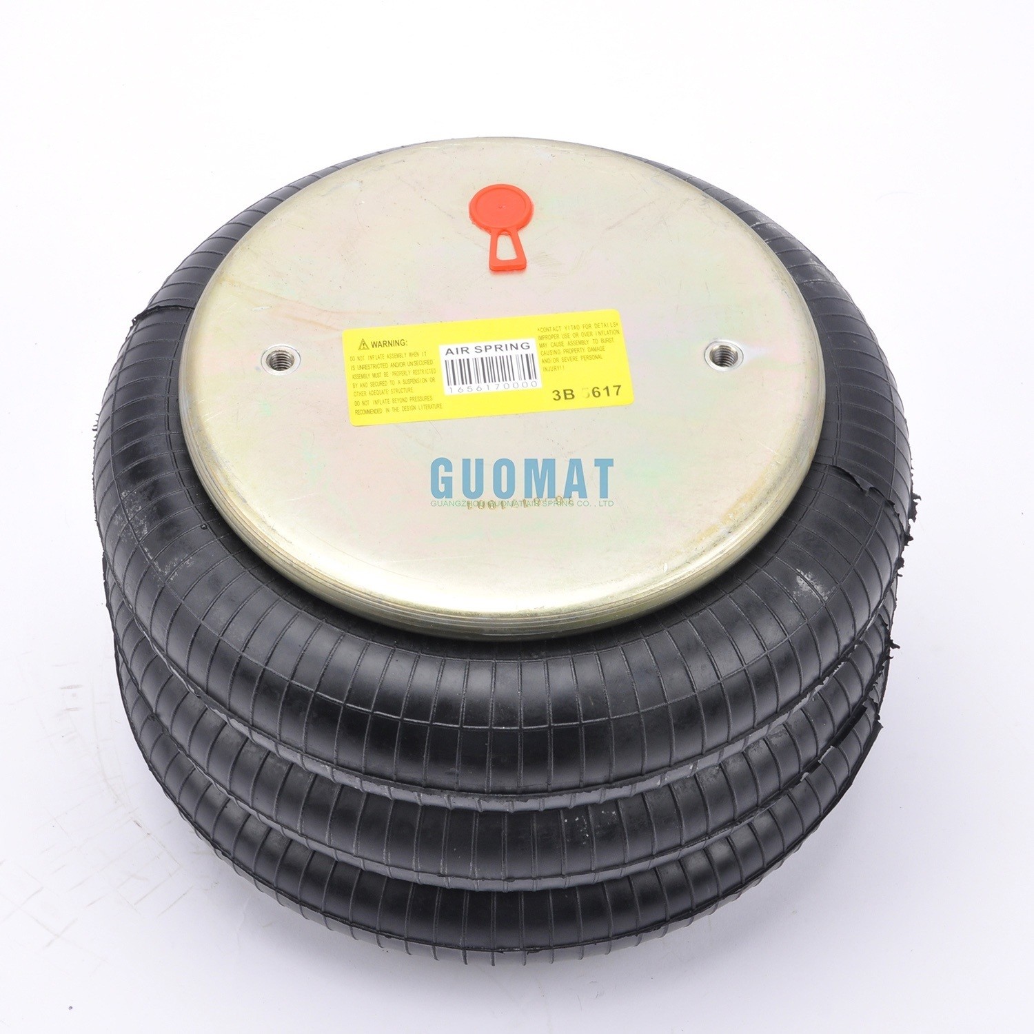 Guomat Air Spring 3B6617 Triple Convoluted Air Spring Rubber Bellow NO ...
