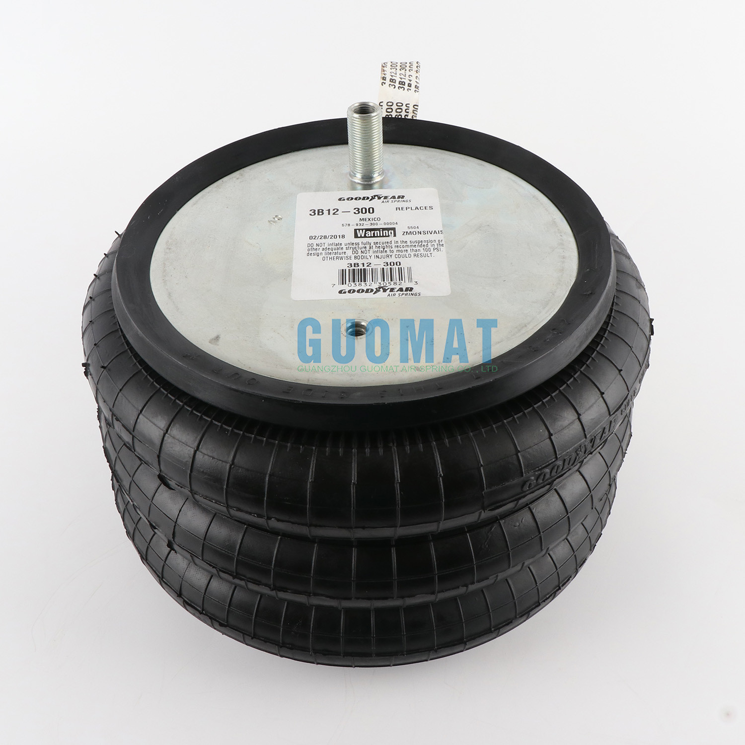 Goodyear Air Spring Original 3B12-300 Triple Convoluted Flexmember ...