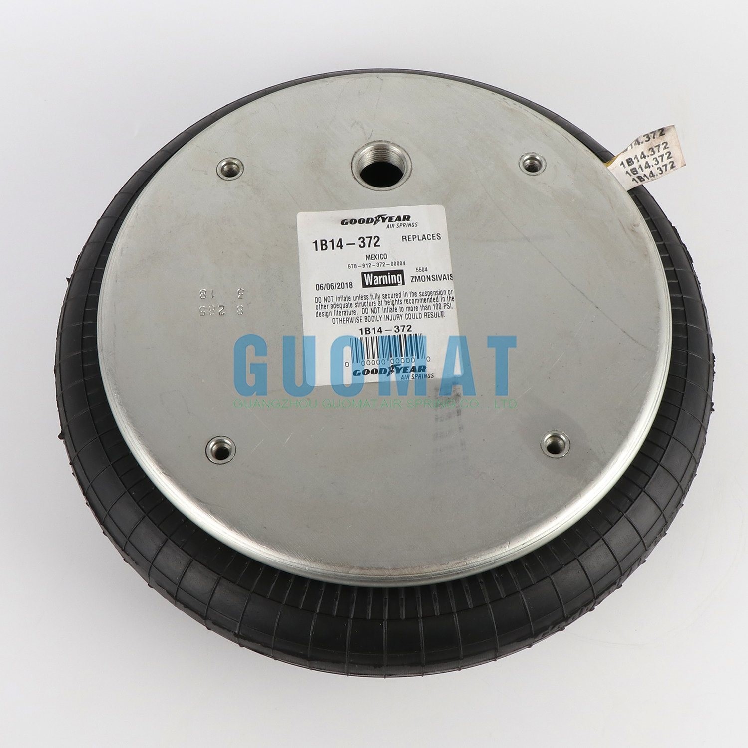 Vulcanization Air Rubber Bellow 1B14-372 by Goodyear Single Convoluted ...