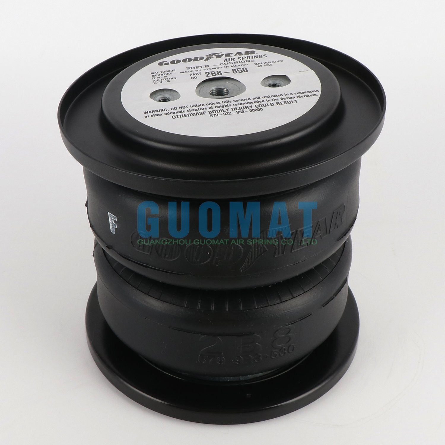 Reduce Shock 2B8-850 Goodyear Double Convoluted Rubber Bellow Contitech ...