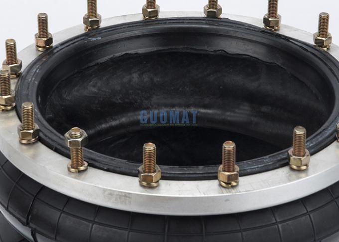 360306H-3 Triple Convoluted Industrial Air Spring Plate Dia 347mm Air ...