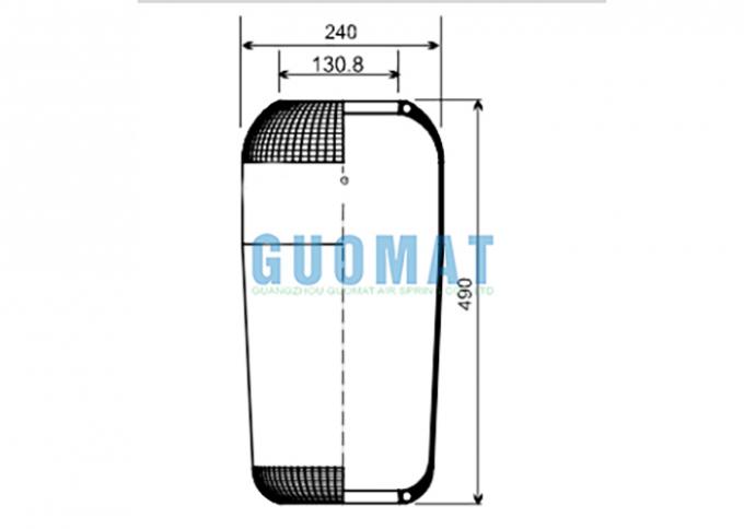 713N Contitech Bus Air Spring for Smooth Suspension